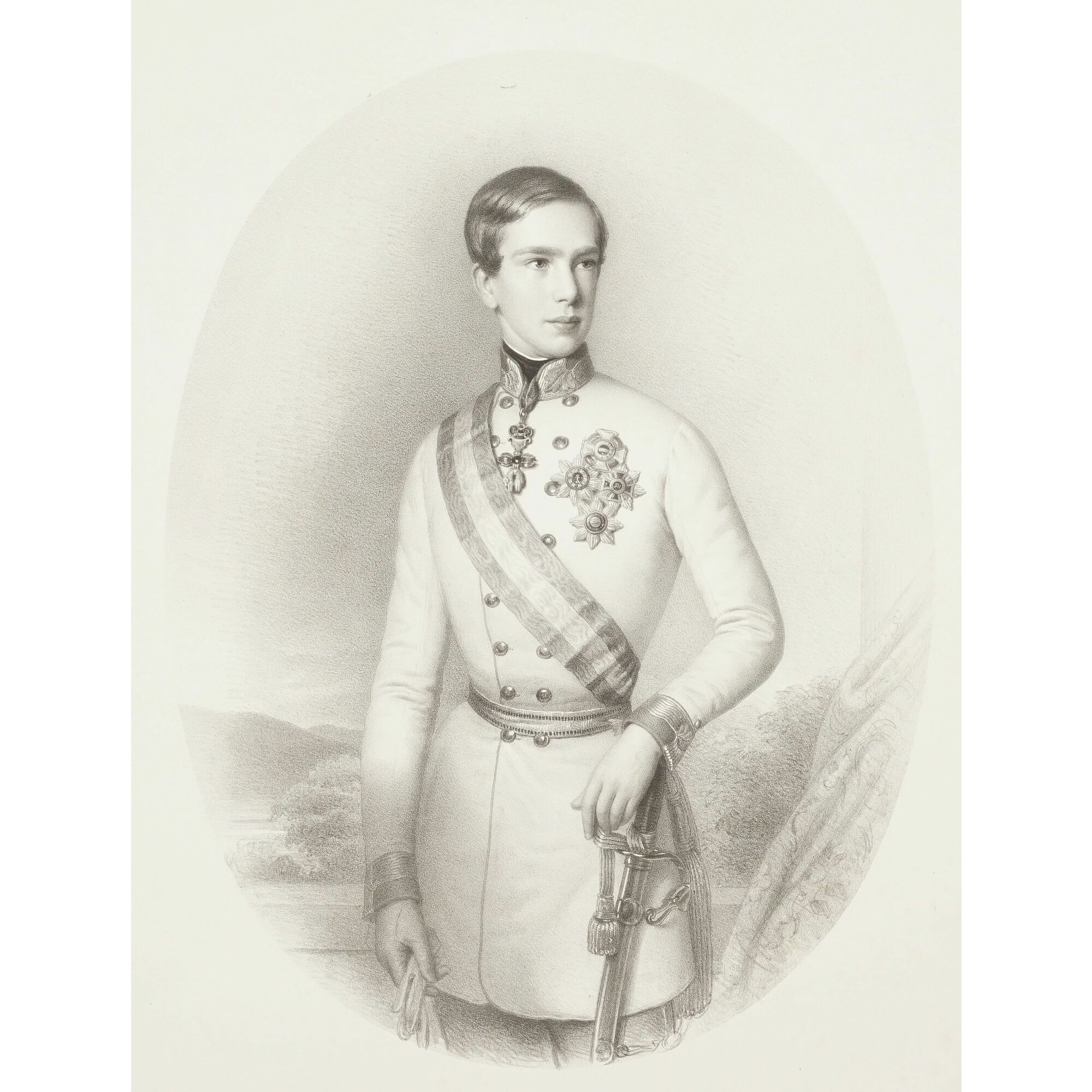Gabriel Decker, "Franz Josef I. Kaiser von Österreich" Gabriel Decker ...